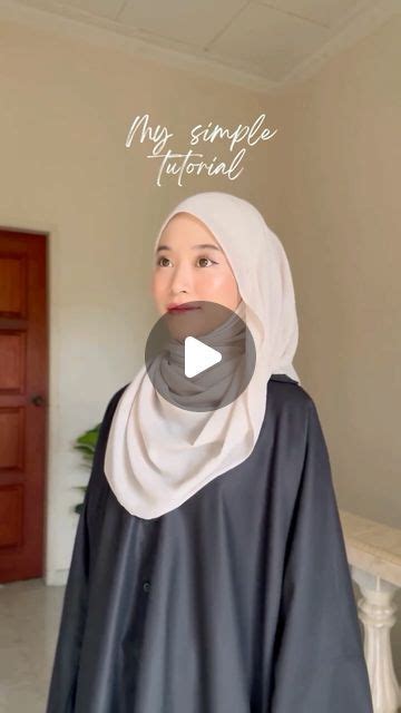 ‎ڤوتري‎ On Instagram Requested Tutorial ˚🖇️ ₊˚🎧⊹♡ Hijab Style Tutorial Hijab Tutorial