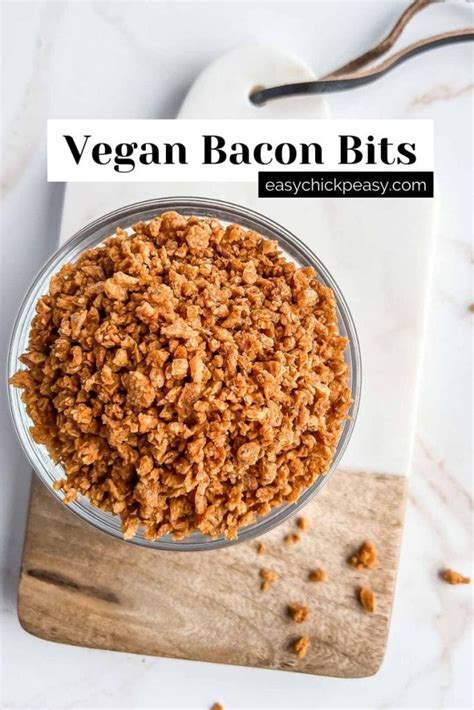 Easy Vegan Bacon Bits Recipe Easy Chickpeasy
