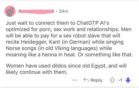 Just Wait Till They Connect The Sex Dolls To ChatGPT R NotHowGirlsWork