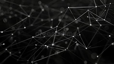 Abstract Network Structure Stock Illustration Illustration Of Nodes