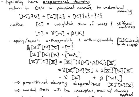 Solved Consider A 3dof System With The Below Equations Of