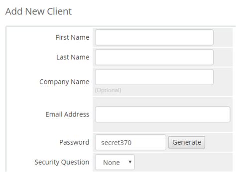 AJAX Password Generator WHMCS Marketplace