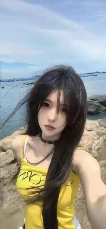 美女戴帽赏落日壁纸｜唯美海边背景图片 美女落日「哲风壁纸」