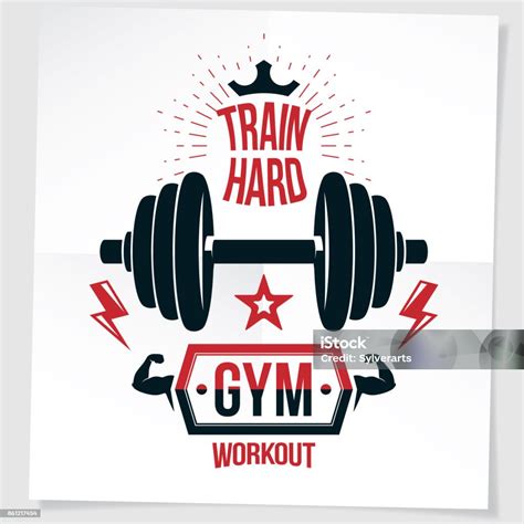 보디 빌딩 선수권 대회 벡터 디스크 무게 아령과 로얄 크라운을 사용 하 여 만든 전단지 광고입니다 기차 하드 글자 Championship에 대한 스톡 벡터 아트 및 기타