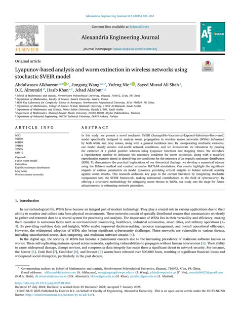 Pdf Lyapunov Based Analysis And Worm Extinction In Wireless Networks