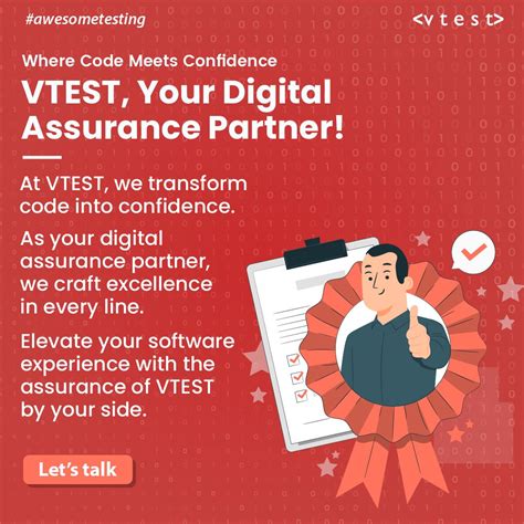 Vtest Your Digital Assurance Partner Vtest Software Testing Company Posted On The Topic