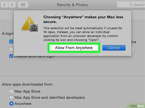 how to install software from unsigned developers on a mac