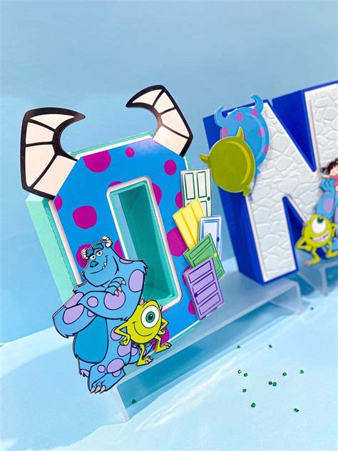 Monsters Inc Theme 3d Letters Monsters Inc Theme Monsters Inc Sully