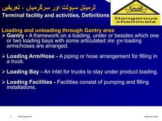 Petrol Area Loading Unloading Ppt PPT