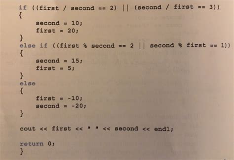 Solved 18 A What Is The Output Of The Program In Exercise