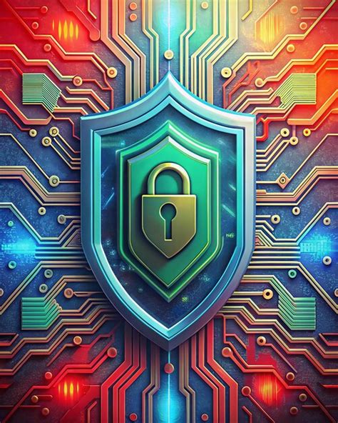 Premium Photo Cybersecurity Service Concept Of Motherboard And Safety Authentication Network