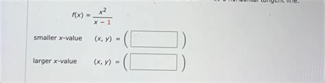 Solved Fxx2x 1smaller X Value Xy Larger X Value