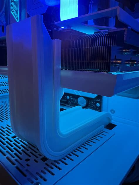 Gpu Power Cable Guide With Gpu Stand By Roy Download Free Stl Model