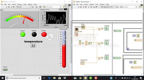 Labview Control De Temperatura Youtube
