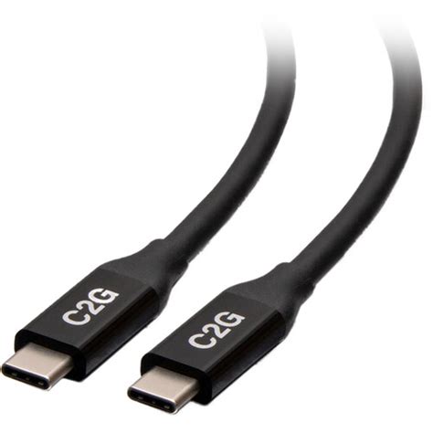 C2G USB4 USB C Male To USB C Male Cable 2 5 C2G28877 B H