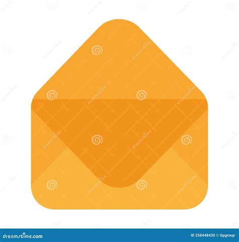 Empty Envelope Design Stock Vector Illustration Of Icon 258448430