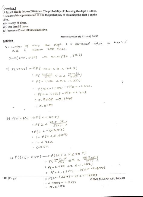 Normal Approximation