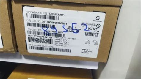 Dip At89s52 24pu Microcontroller At ₹ 160 Piece In Mumbai Id 24055290662