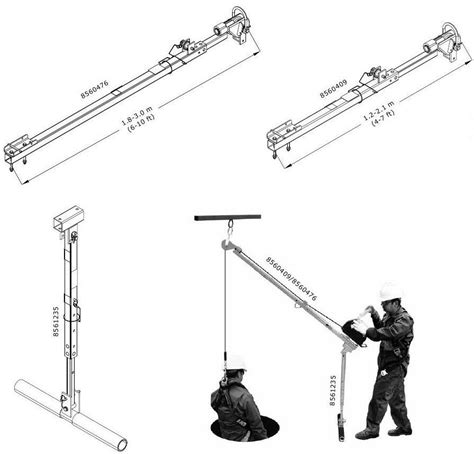 3m Dbi Sala Advanced Pole Hoist System Only From Safety Gear Store Ltd