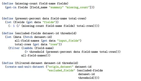 Whizzml Tutorial I Automated Dataset Transformation The Official Blog Of