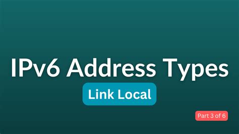 ipv6 link local