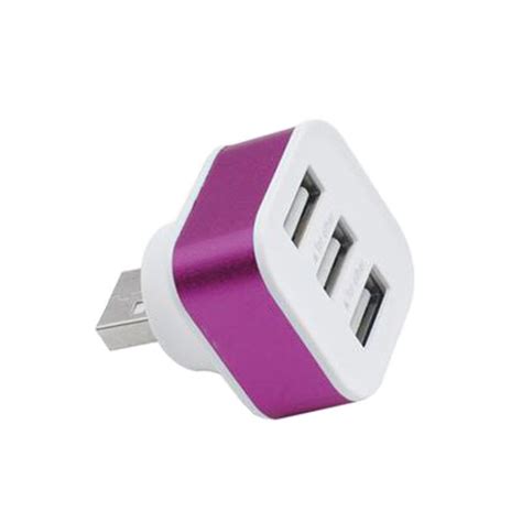 Pc Laptop Colorful 3 Port Mini Usb 20 Splitter Adapter Hub