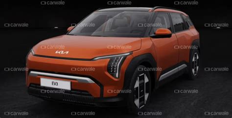 หลุดภาพ Kia Ev3 รถ Suv ไฟฟ้า ขนาดกะทัดรัด ที่กำลังจะเปิดตัวในวันที่ 23