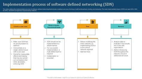 Empowering Network Agility Through Sdn Implementation Process Of Software Defined Networking Sdn