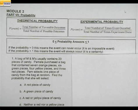 Module Part VII