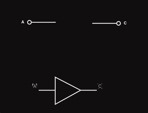 Schematic For Buffer Gate A Logic Gate That Passes Its Input