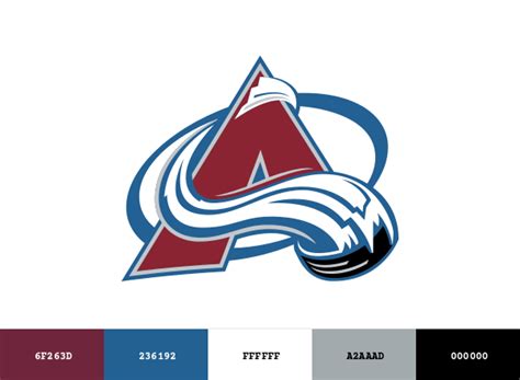 Colorado Avalanche Brand Color Codes