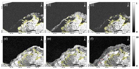 Comparison Between Insar Coherence A 2018011320180125 B