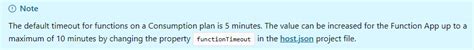 How To Set Infinite Timeout For Azure Function App V20 Stack Overflow