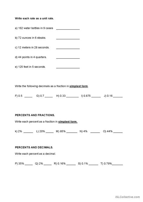 Math Activities For Six Graders English Esl Worksheets Pdf And Doc