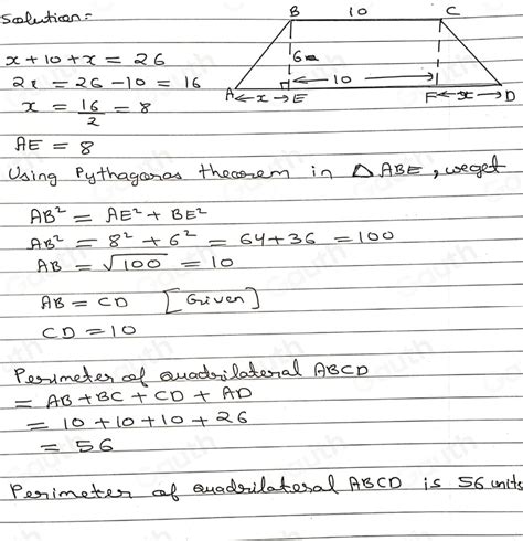 Solved A In The Figure Shown Overline Bc Is Parallel To Overline Ad And Ab Cd What Is The