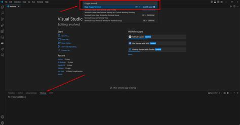 Menjalankan Terminal Di Visual Studio Code