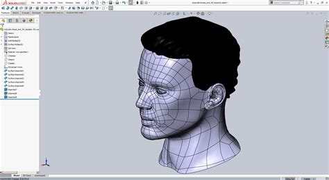 How To Draw Human Face In Solidworks