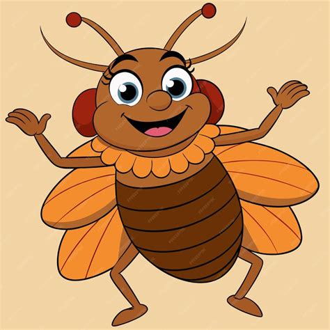 Cute Cockroaches Dancing To Hawaiian Dance Vector Design Premium Ai