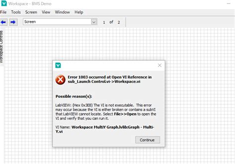 Custom Workspace Object Error Ni Community