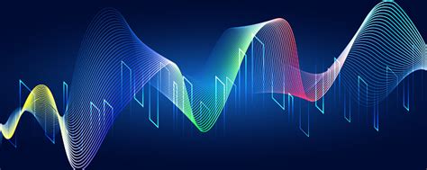 추상 이퀄라이저 입자 빛나는 파도 배경 빅 데이터 3d 기술 개념 미래지향적인 인포그래픽 디자인 속도에 대한 스톡 벡터 아트 및 기타 이미지 Istock