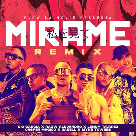 Nio García Rauw Alejandro And Lenny Tavárez Mírame Remix Lyrics