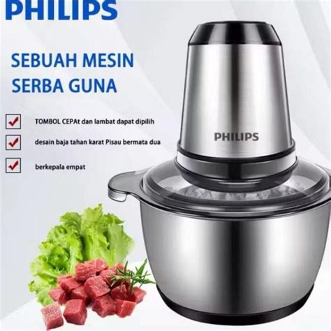 Jual Chopper Philips Original Terlaris No1 Penggiling Daging Serbaguna