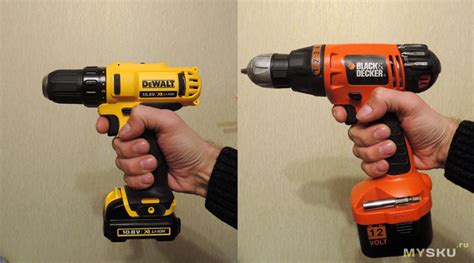 Доработка Black&Decker CD12C с батарейным блоком от Деволт, подключение ...