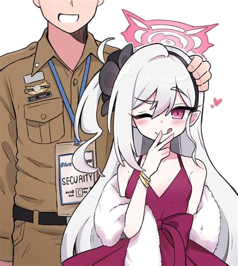 Sensei Doodle Sensei Mutsuki And Mutsuki Blue Archive Drawn By