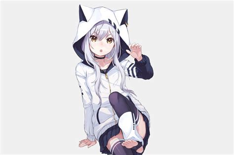 Аниме обои на телефон девушки с ушками Zefirka Club фото и картинки