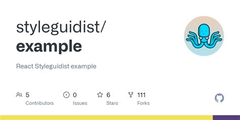 Github Styleguidistexample React Styleguidist Example