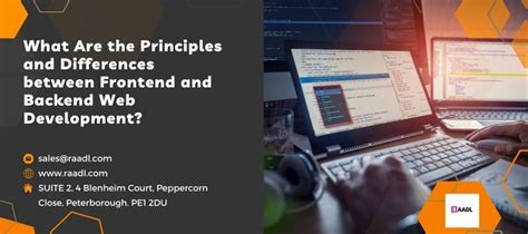 Principles And Differences Of Frontend And Backend Web Development