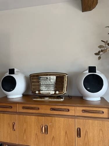 Rare Paire Denceintes Boules Elipson Avec Speaker Années 1960 1970 Ebay