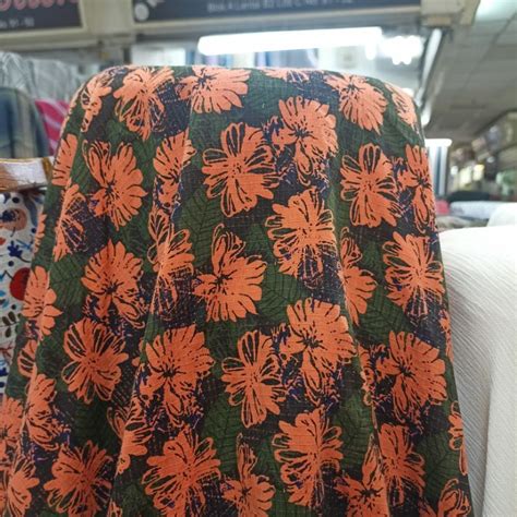 Jual Bahan Kain Katun Linen Serat Ripstok Shopee Indonesia