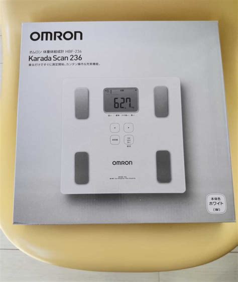 オムロン Omron 体重体組成計 Hbf 236 カラダスキャン 体重計 ヘルスメーター ホワイト 品 体重計 ｜売買されたオークション情報
